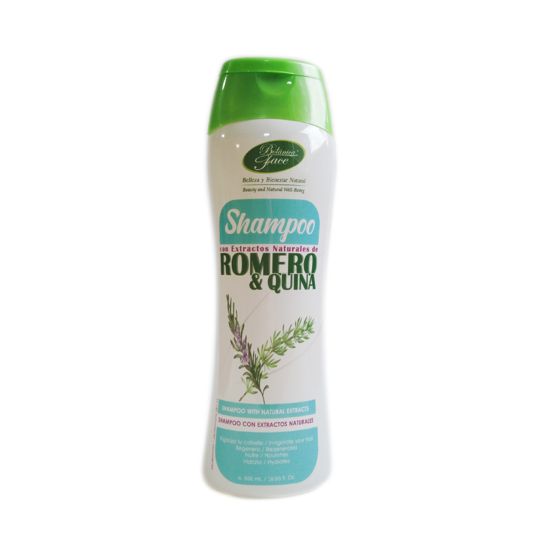 Shampoo Romero y Quina 500 mL – Botanica Face