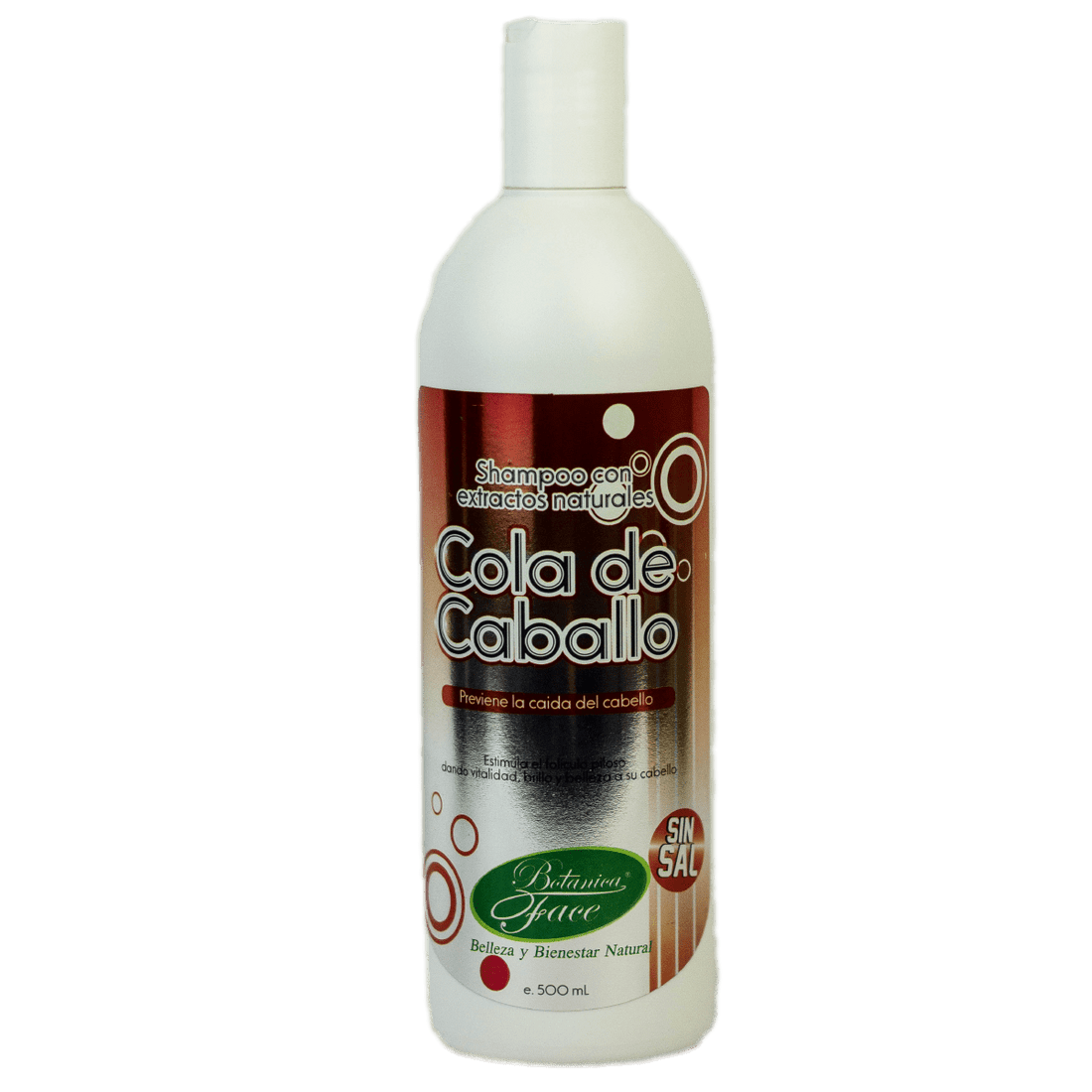 Shampoo Cola de caballo 500 mL – Botanica Face